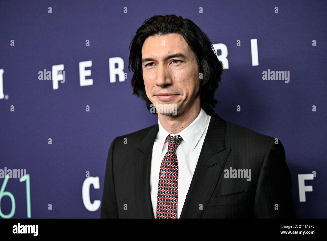 Adam Driver attends the "Ferrari" premiere during the 61st New York ...