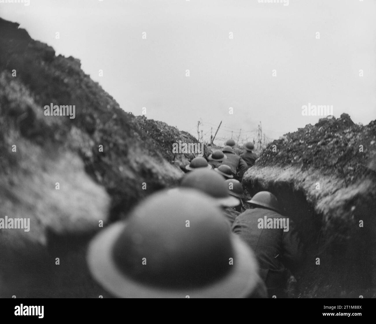 The German Withdrawal To the Hindenburg Line, March-april 1917 Stock ...