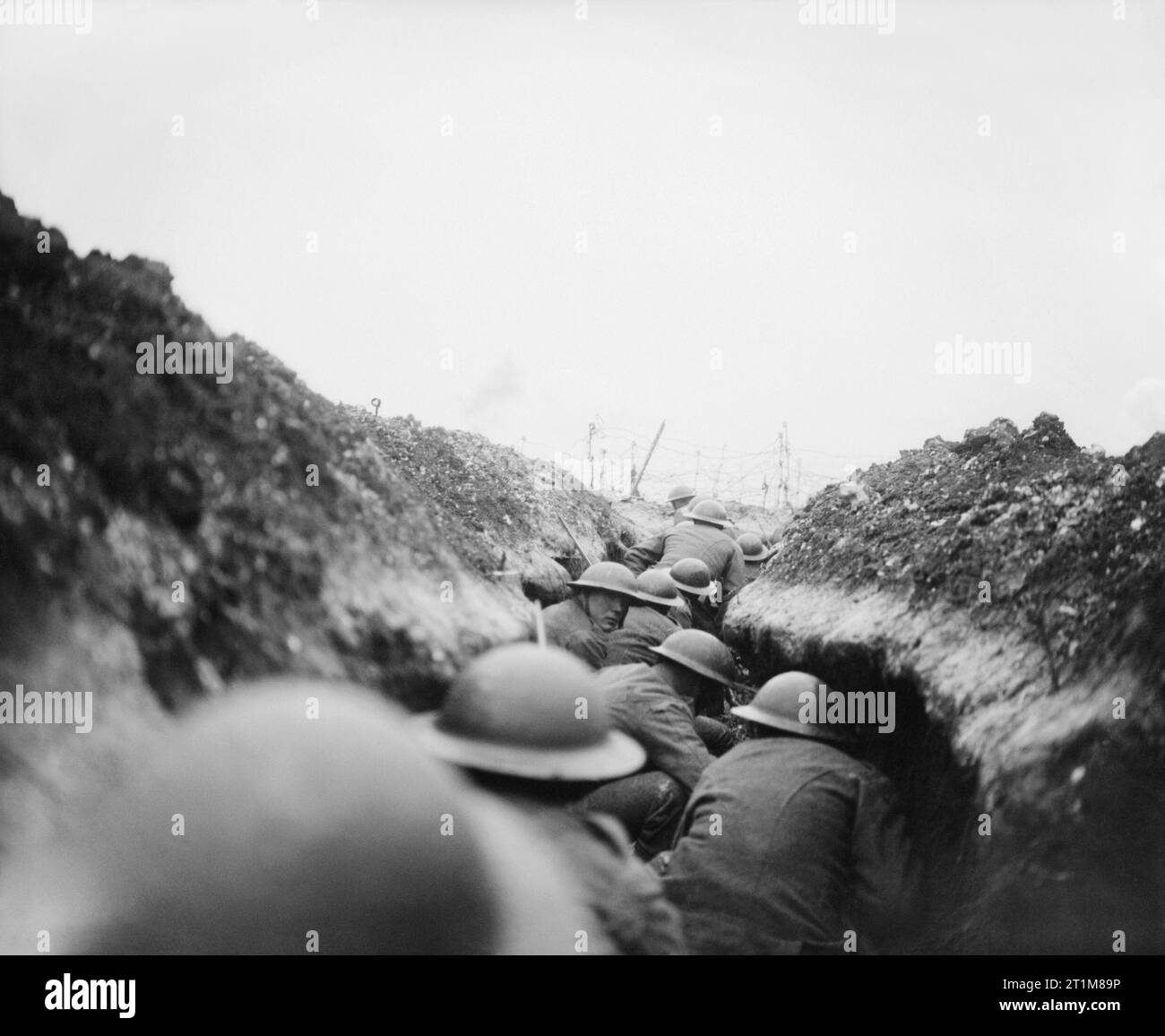 The German Withdrawal To the Hindenburg Line, March-april 1917 Stock ...