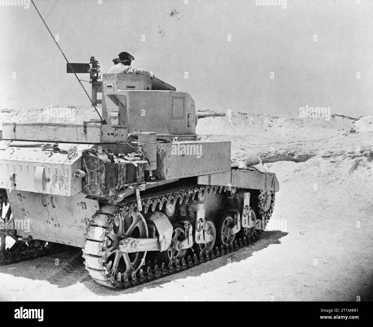 The British Army in North Africa 1942 A Stuart tank of the 4th Queen's ...
