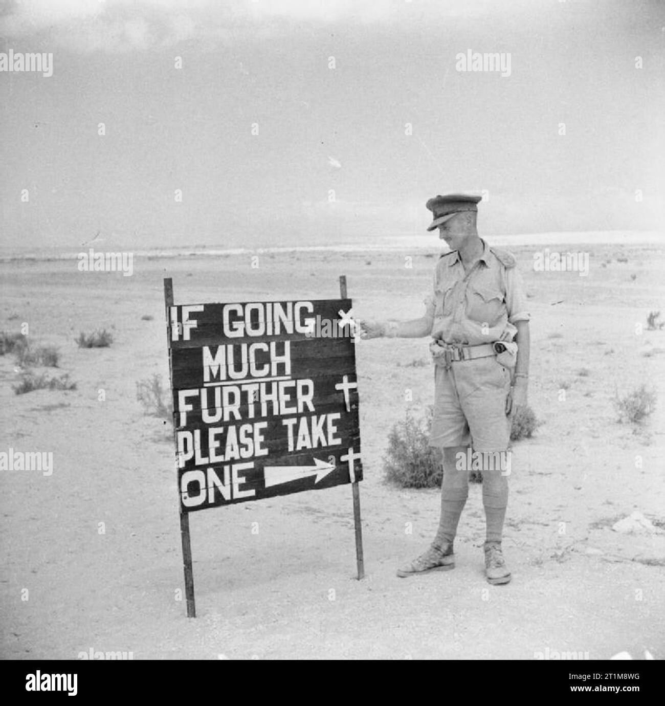 The British Army in North Africa 1942 'If going much further please ...