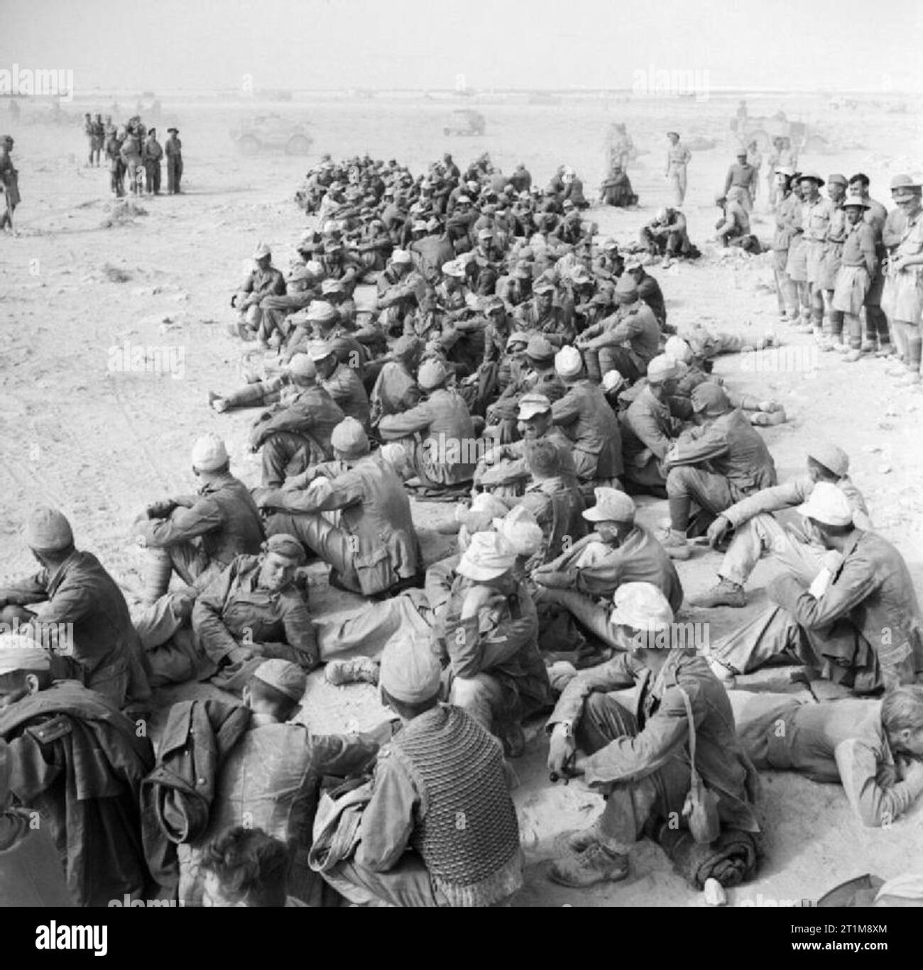 The British Army in North Africa 1942 German prisoners, captured by the ...