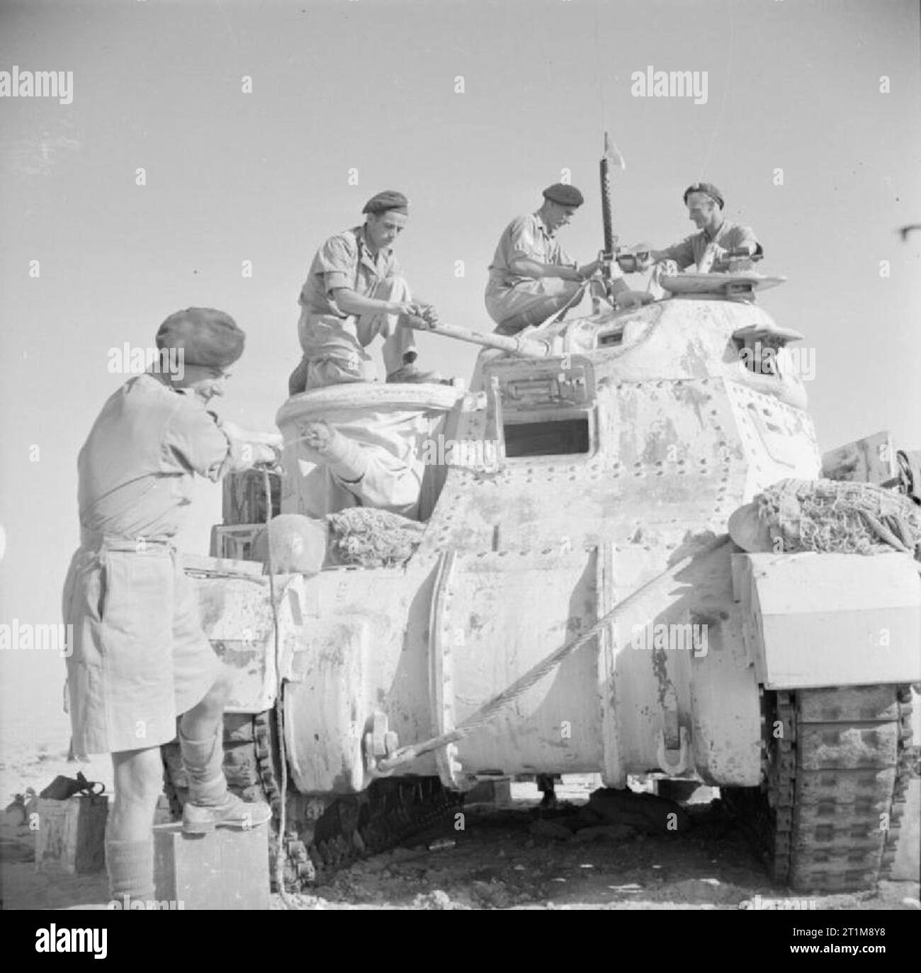 The British Army in North Africa 1942 A Grant tank crew of the ...
