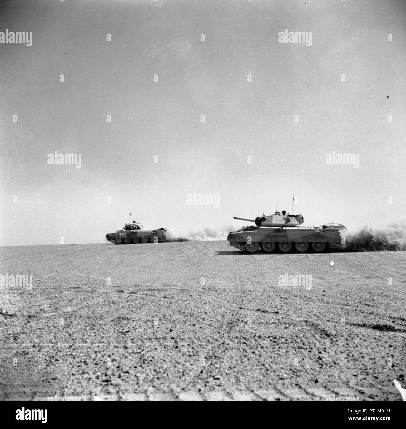 The British Army in North Africa 1942 Crusader tanks of the 9th Queen's ...
