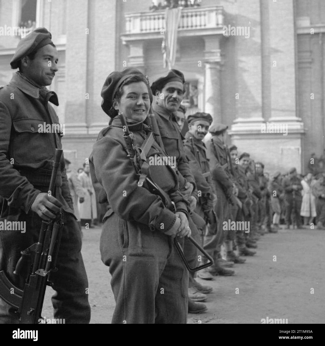 8th Army Front- Italian Partisan Leader Honoured In the Piazza ...