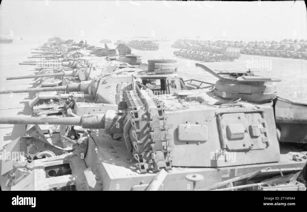 The British Army in North Africa 1943 Hundreds of captured enemy ...