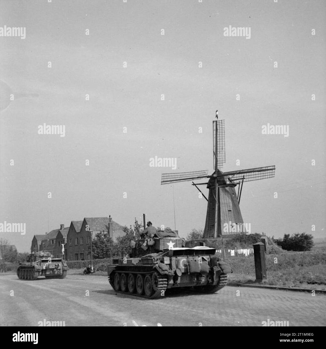 The British Army in North-west Europe 1944-45 Cromwell tanks of Guard's ...