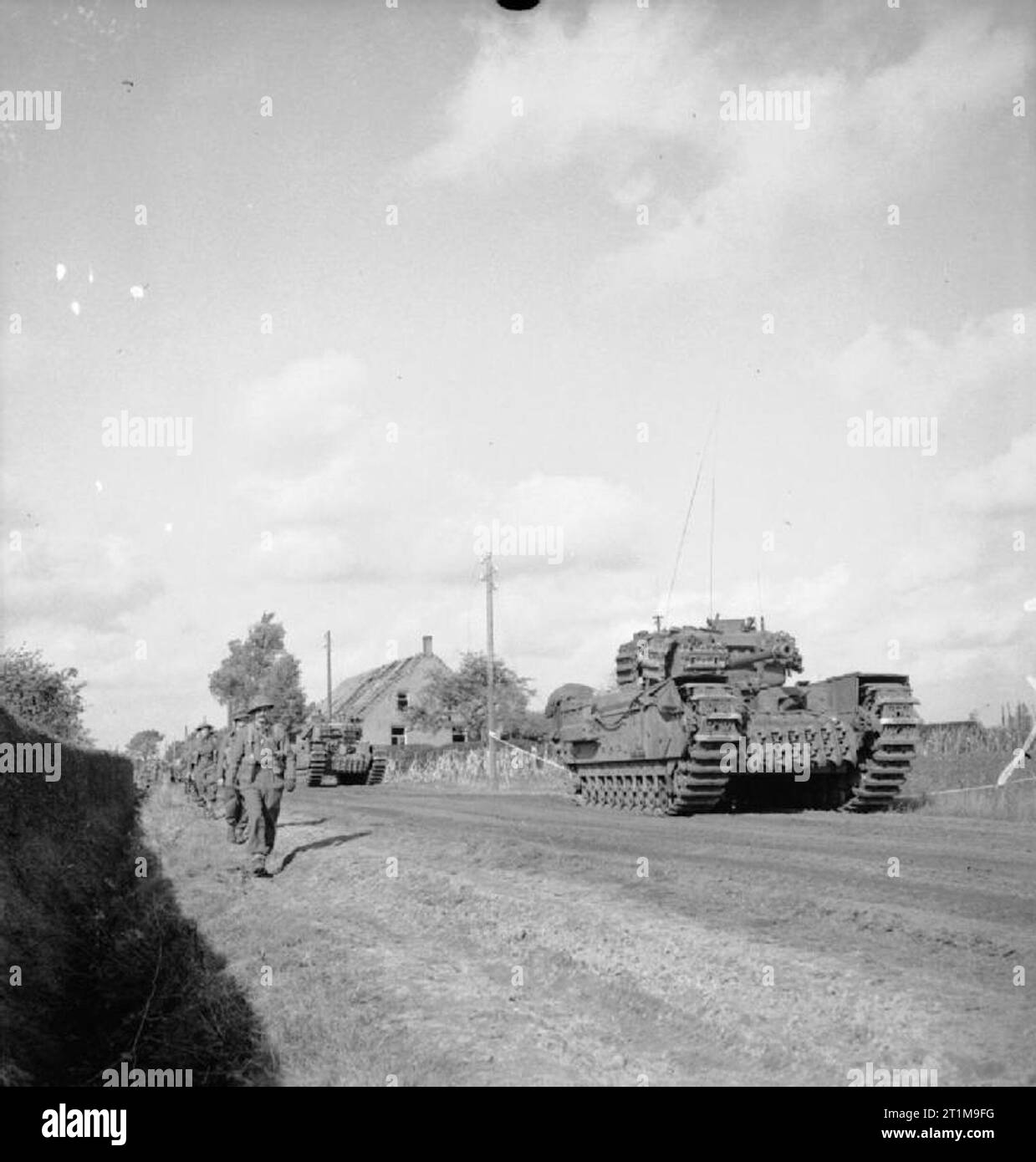 The British Army in North-west Europe 1944-45 Churchill tanks and ...