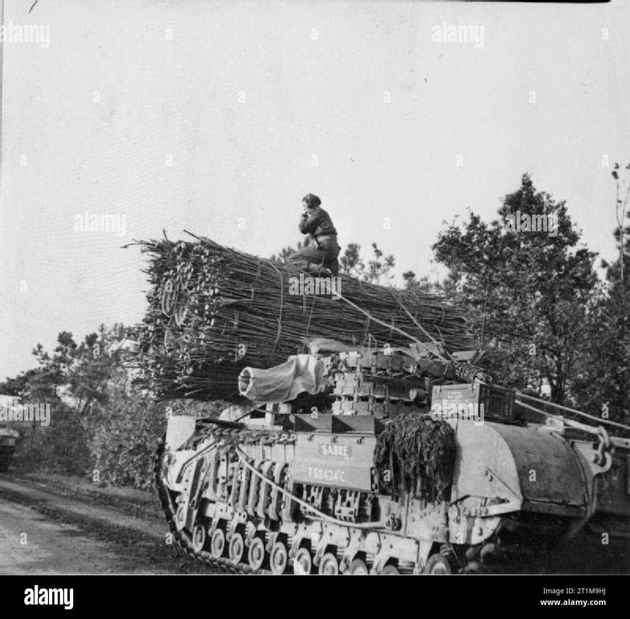 The British Army in North-west Europe 1944-45 Churchill AVRE with ...