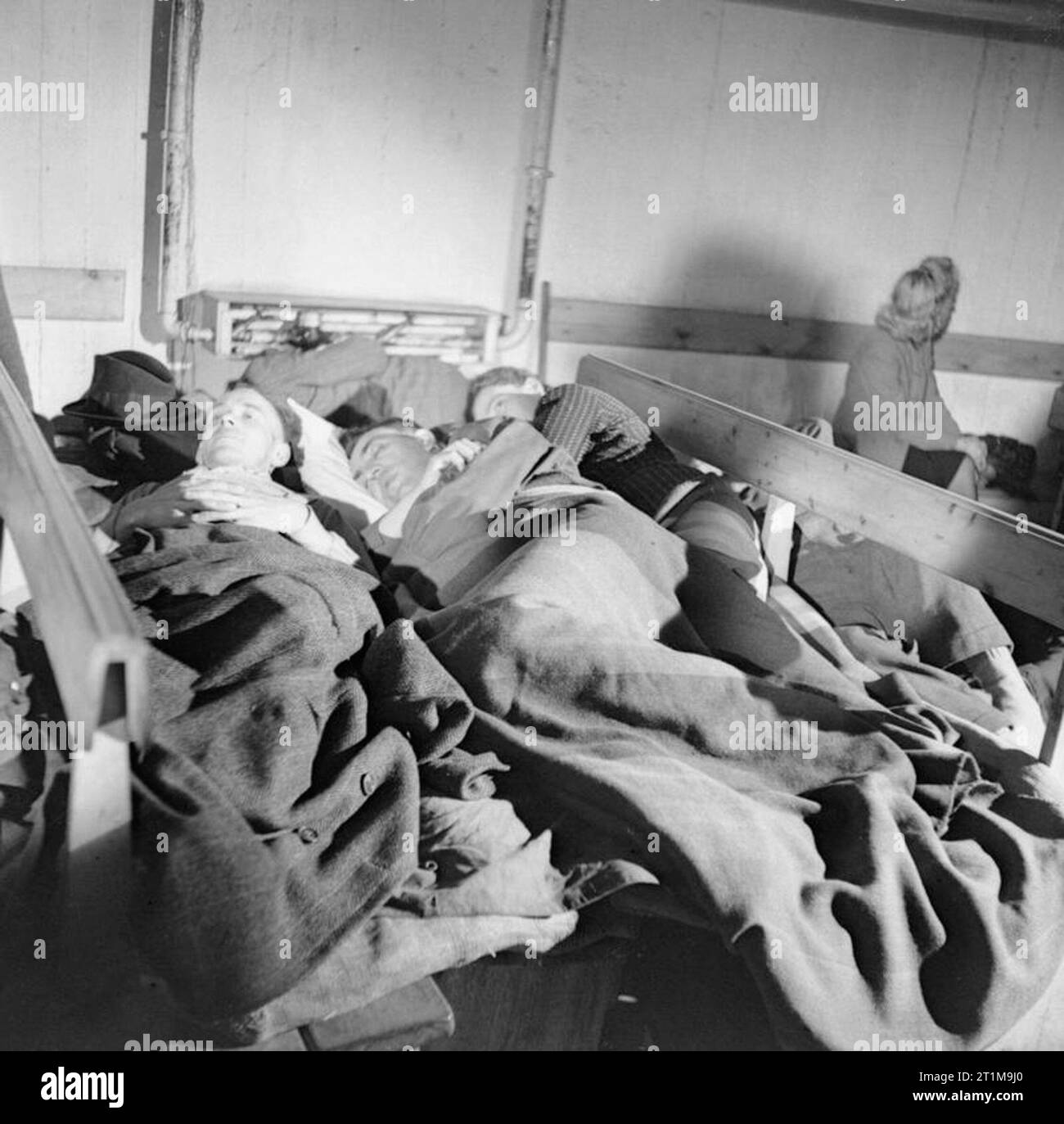 Germany Under Allied Occupation Homeless German civilians sleeping in ...