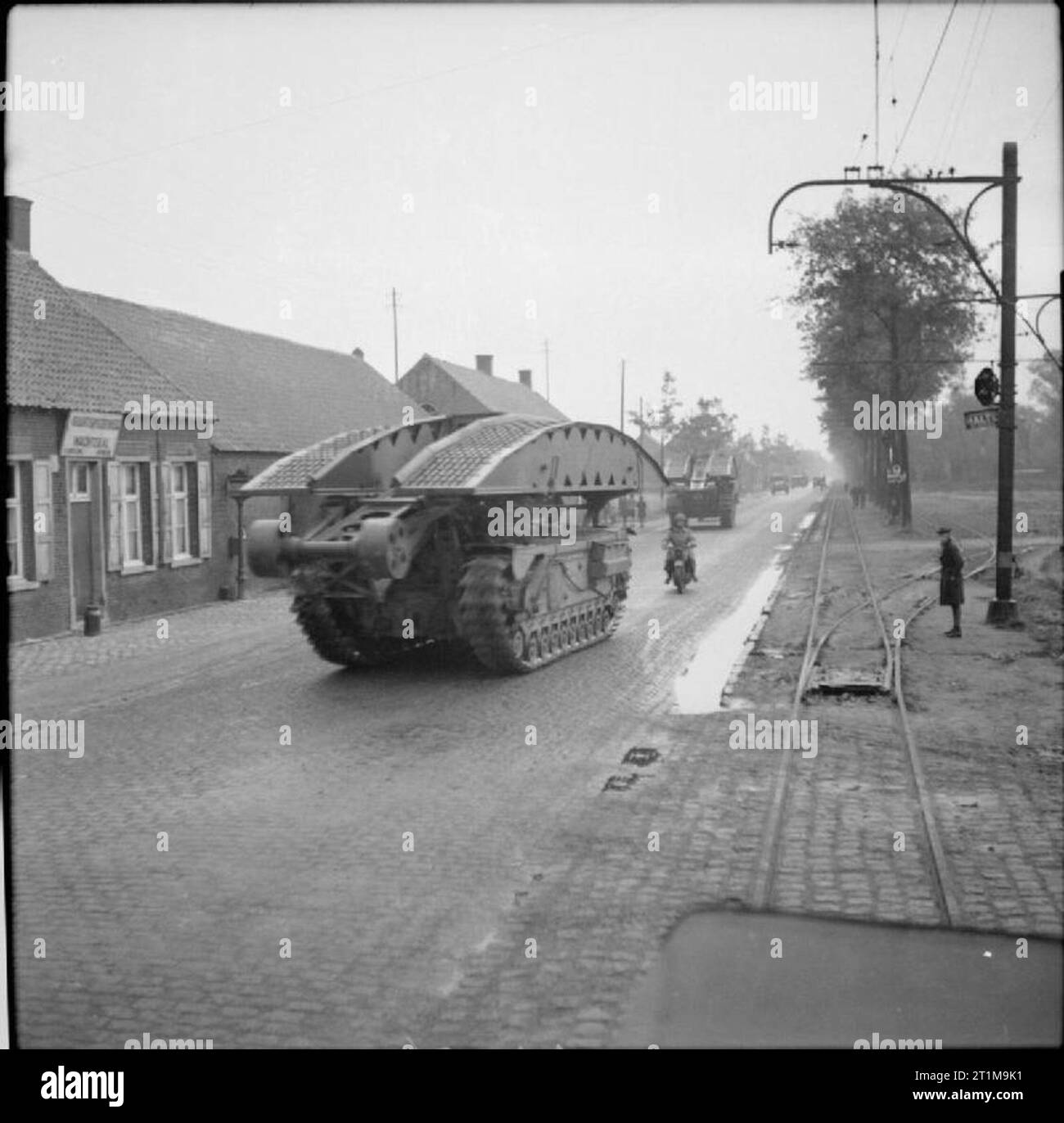The British Army in North-west Europe 1944-45 Churchill bridgelayer ...