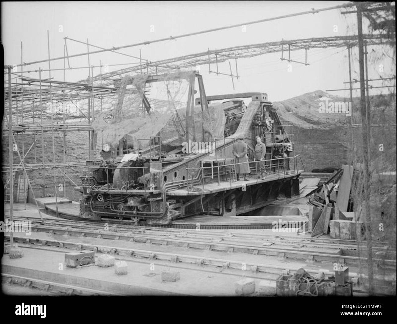 Britain's Coastal Defences 1939-45 'Pooh', the second of two 14-inch ...