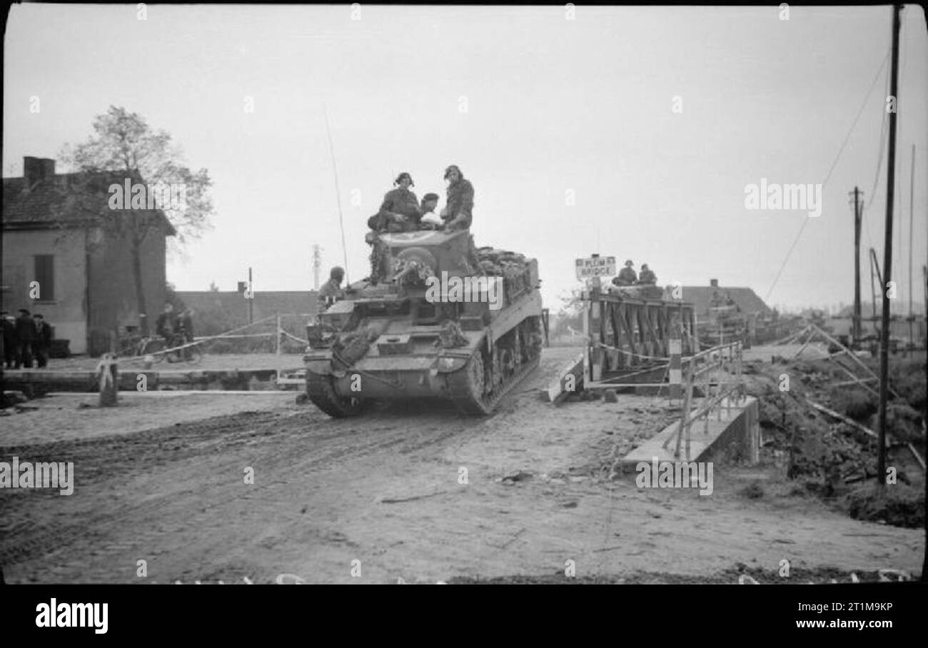 The British Army in North-west Europe 1944-45 A Stuart tank of 34th ...