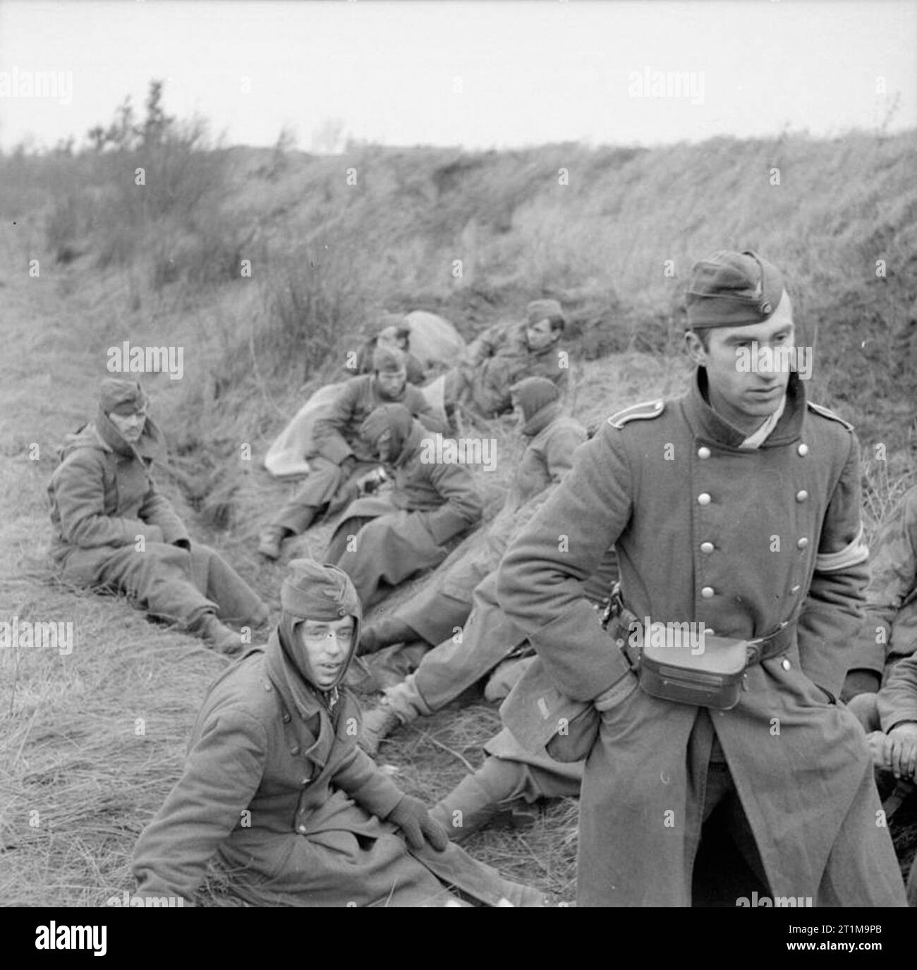 The British Army in North-west Europe 1944-45 German prisoners captured ...