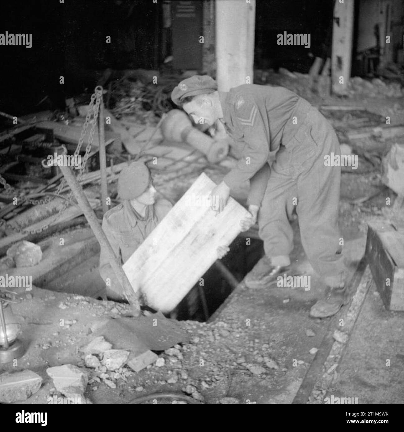 Germany Under Allied Occupation In preparation for the demolition of ...