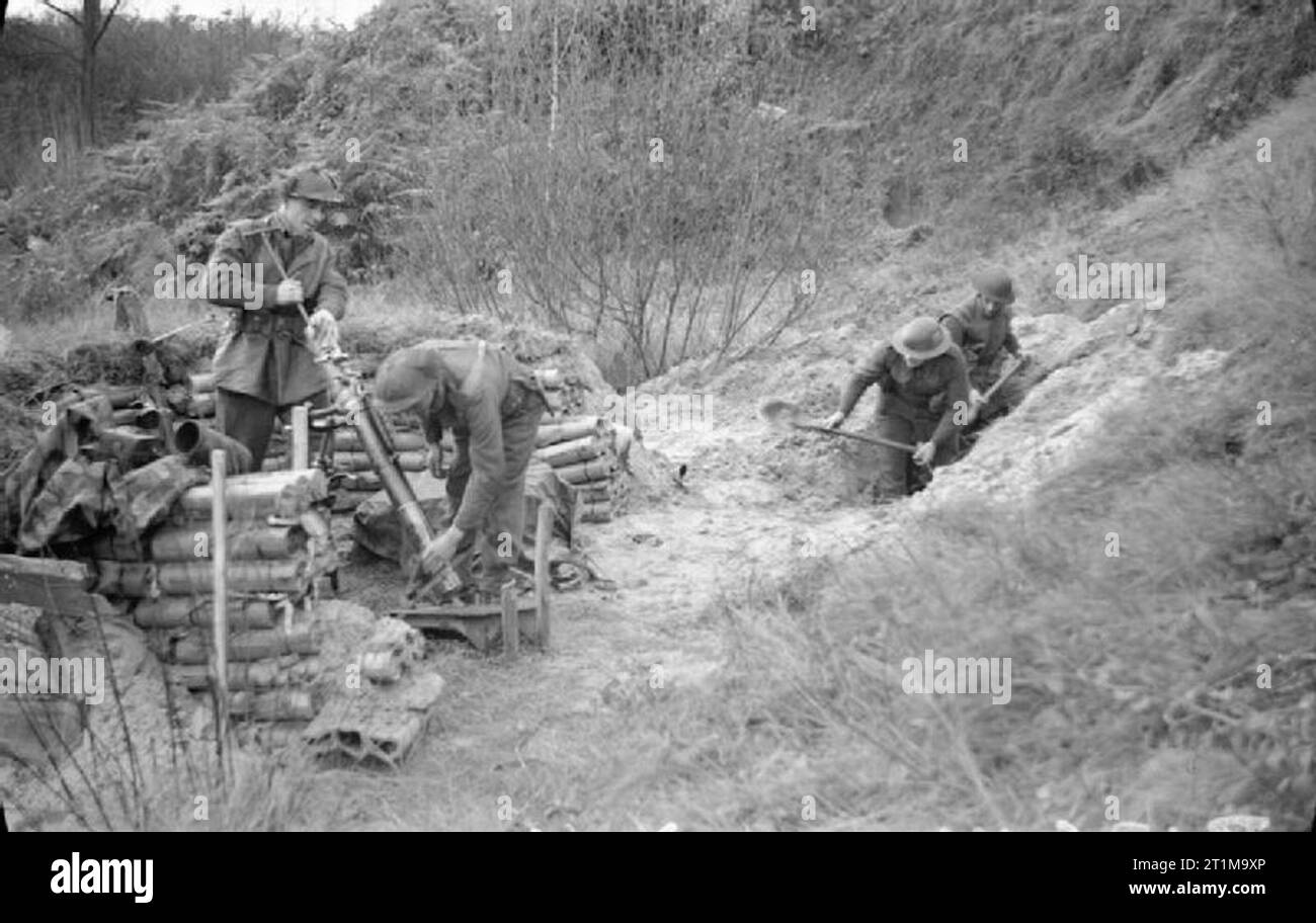 The British Army in North-west Europe 1944-45 3-inch mortar of 7th ...