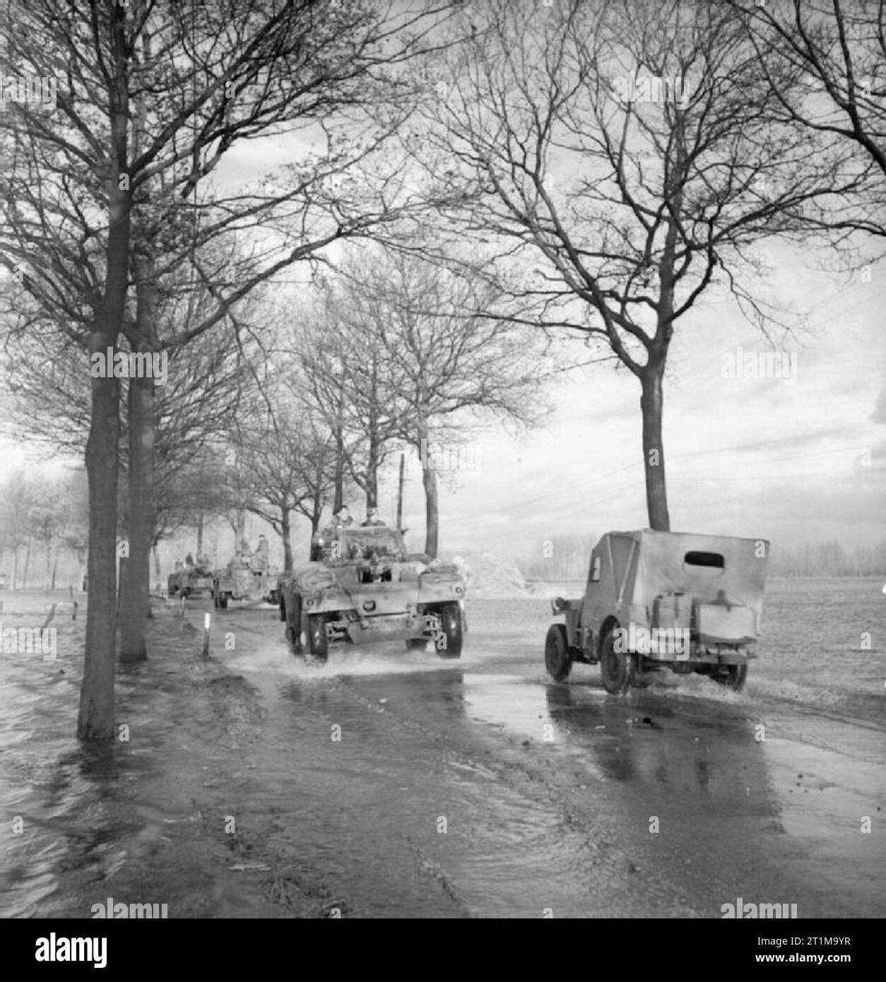 The British Army in North-west Europe 1944-45 Daimler armoured cars and ...