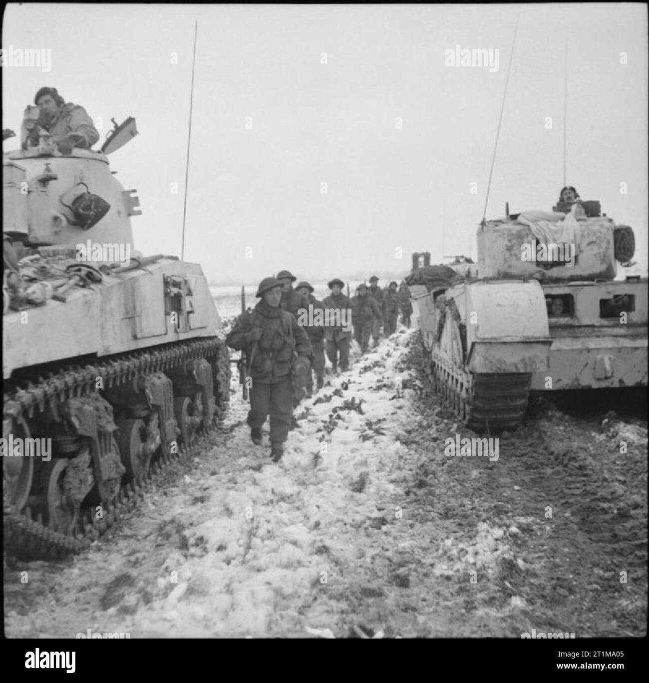 The British Army in North-west Europe 1944-45 Men of 4/5th Royal Scots ...