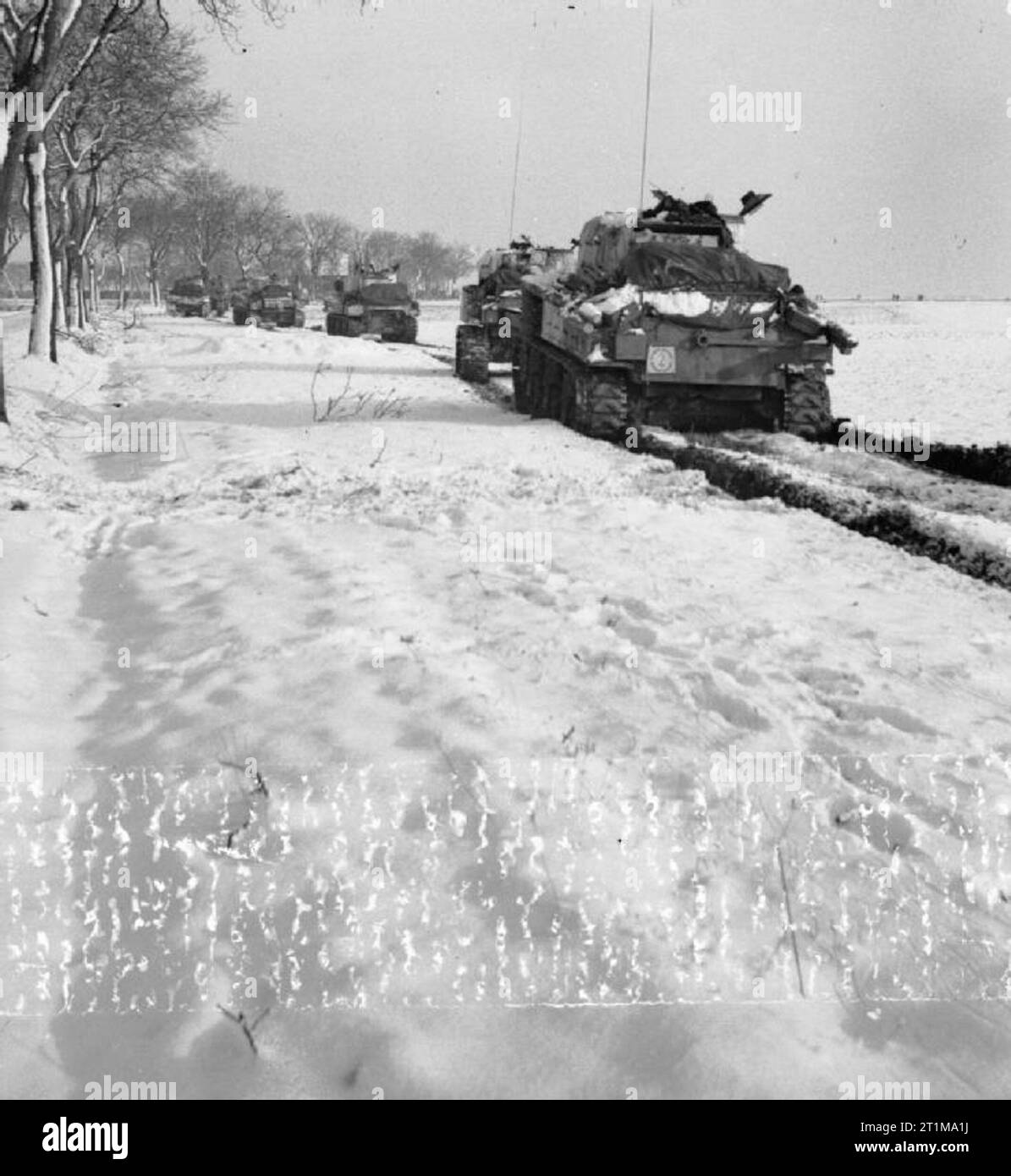 The British Army in North-west Europe 1944-45 Sherman tanks of 8th ...
