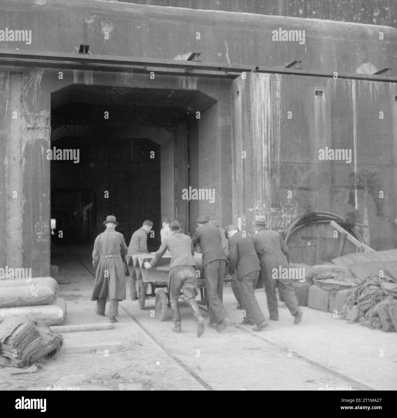 Germany Under Allied Occupation In preparation for the demolition of ...