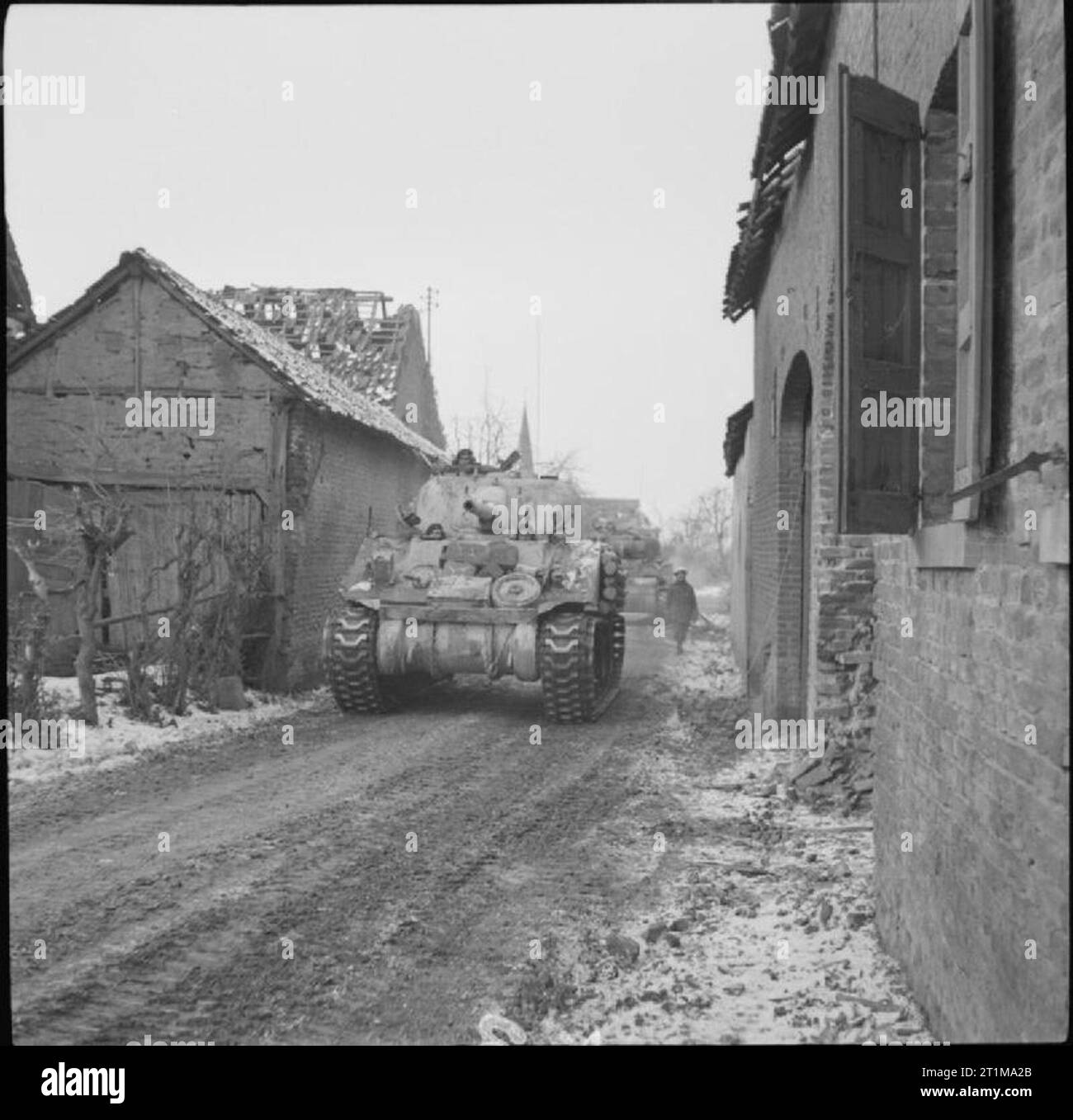The British Army in North-west Europe 1944-45 Sherman tanks of 8th ...