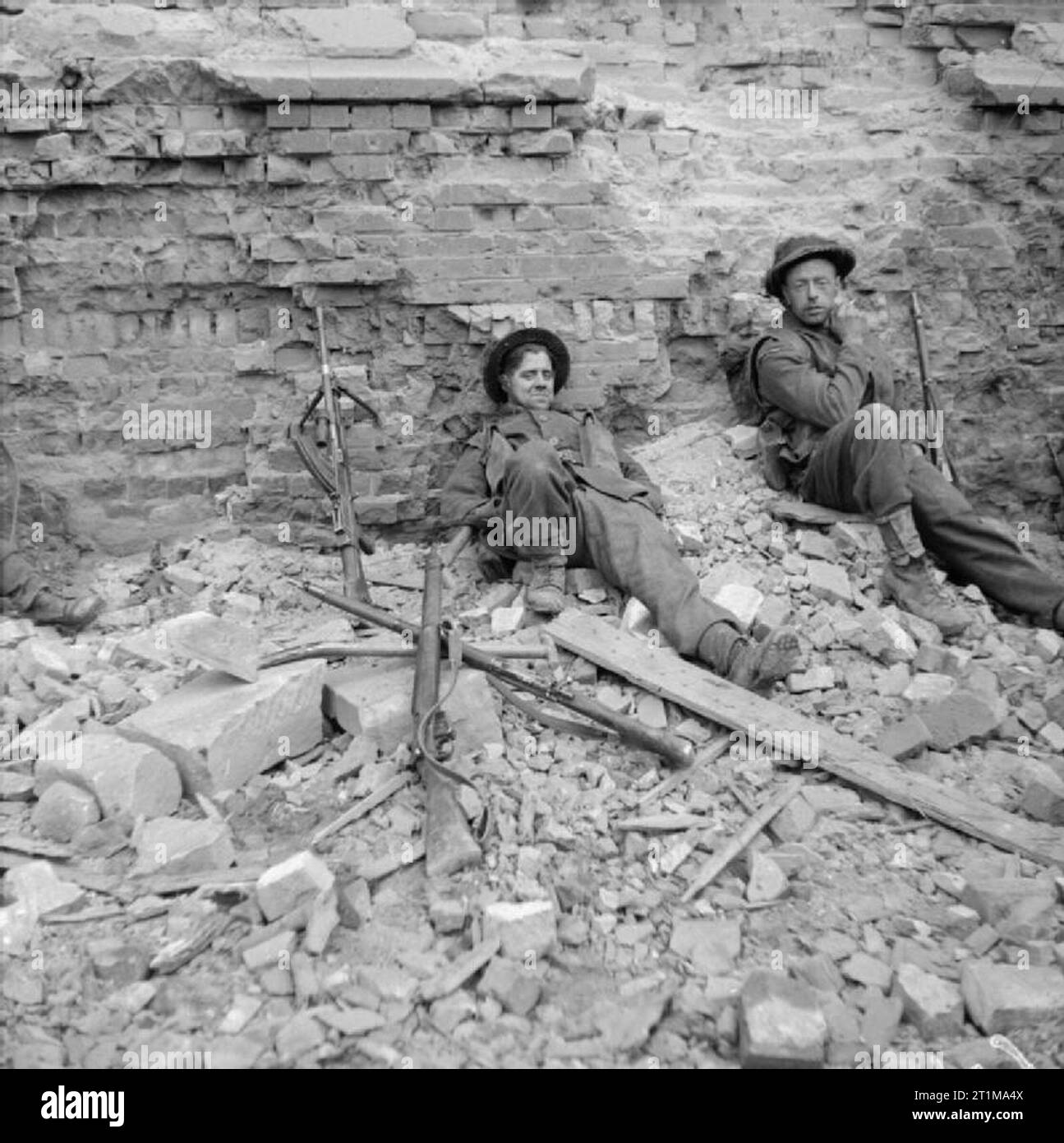The British Army in North-west Europe 1944-45 Two soldiers of the 3rd ...