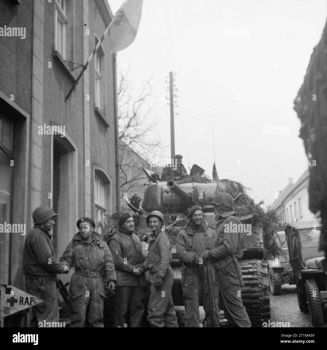 The British Army in North-west Europe 1944-45 A Sherman tank crew of ...