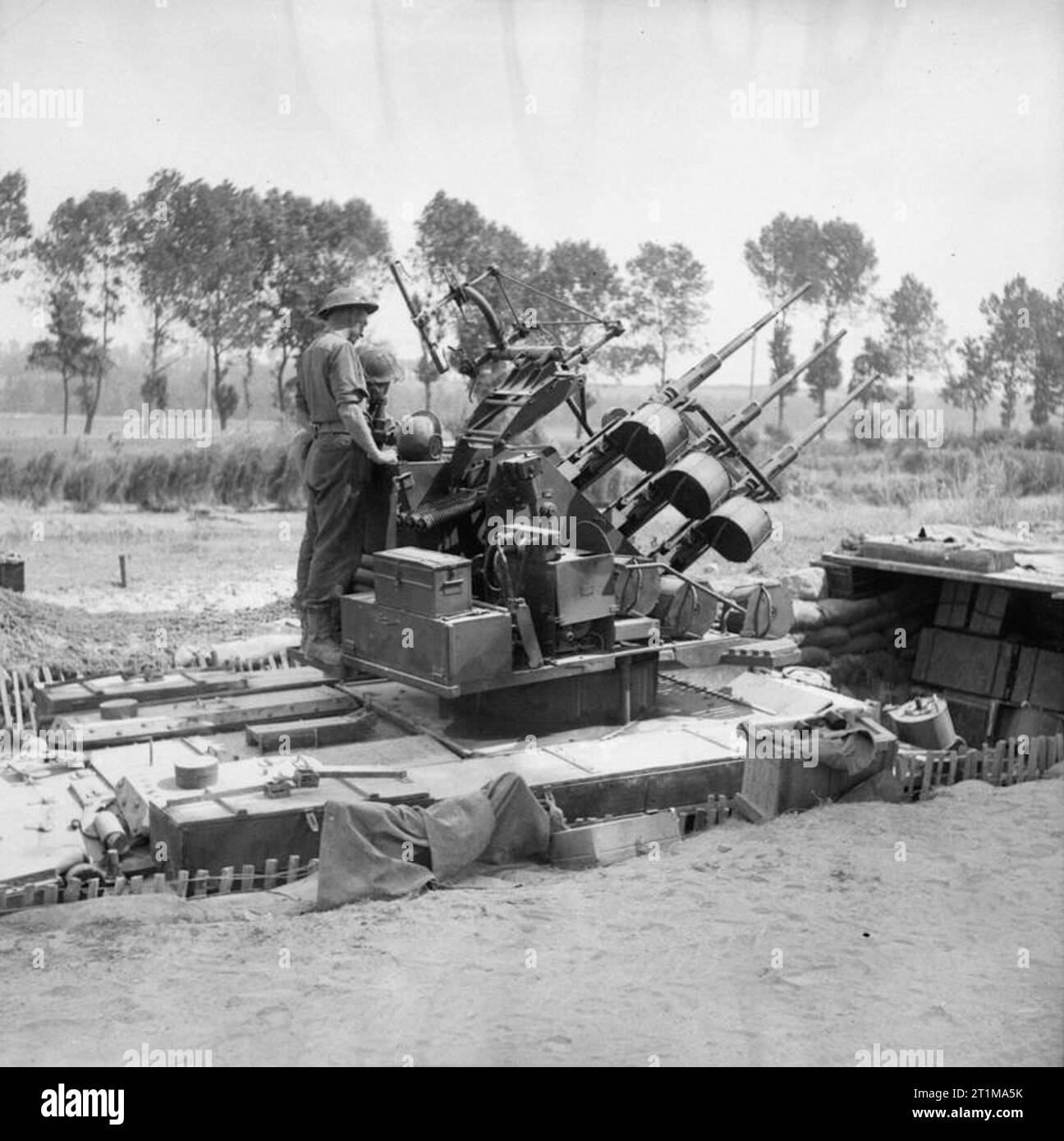 The British Army in North-west Europe 1944-45 Crusader AA tank mounting ...