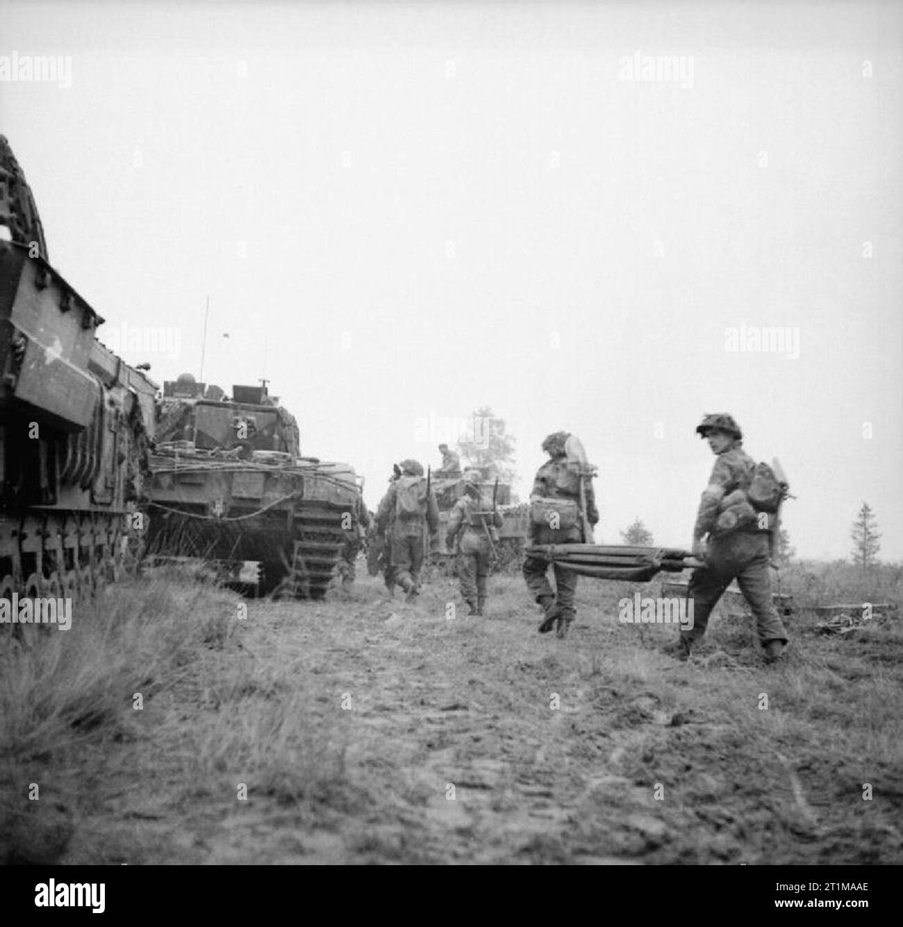 The British Army in North-west Europe 1944-45 Stretcher bearers and ...