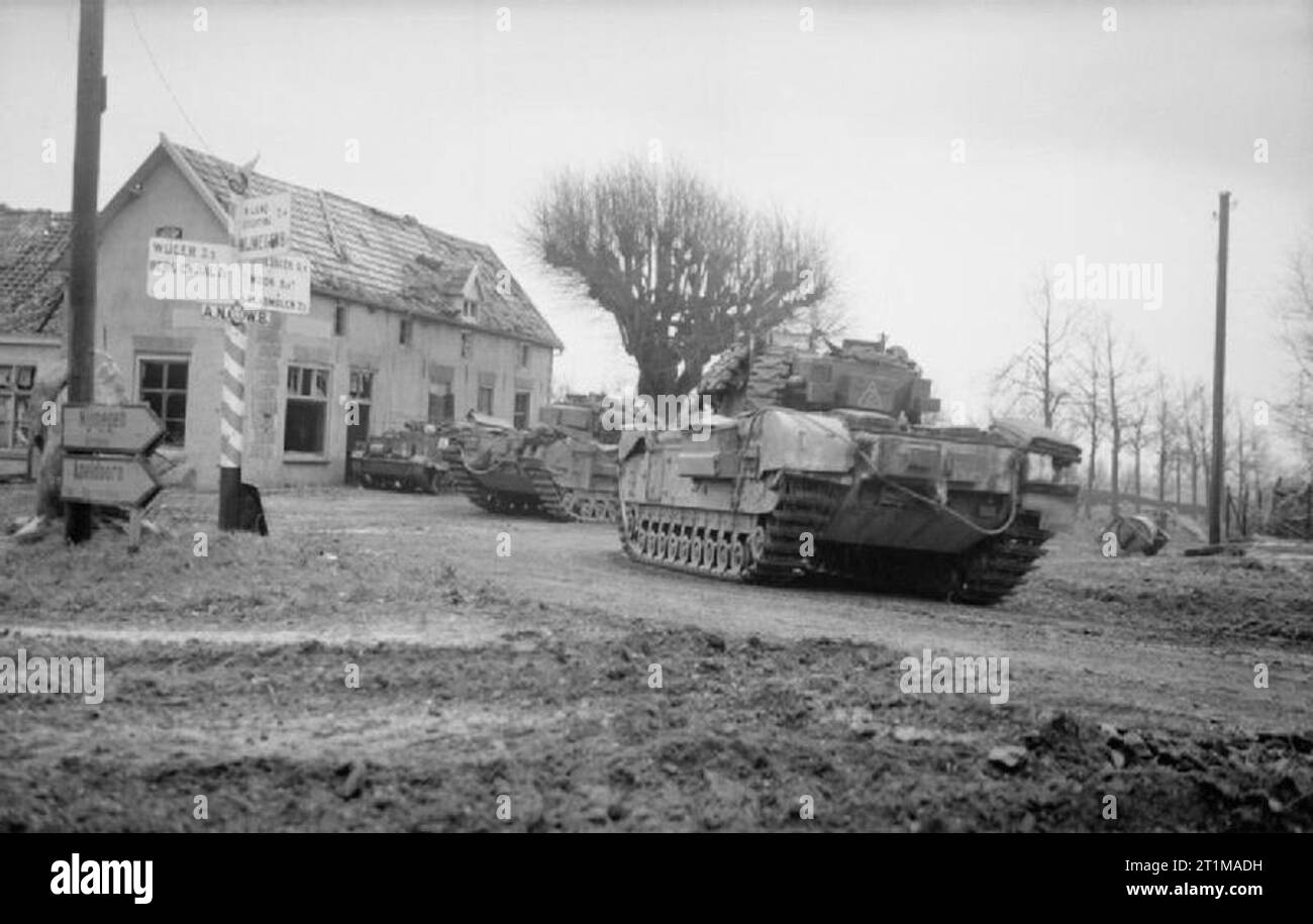 The British Army in North-west Europe 1944-45 Churchill tanks of 34th ...