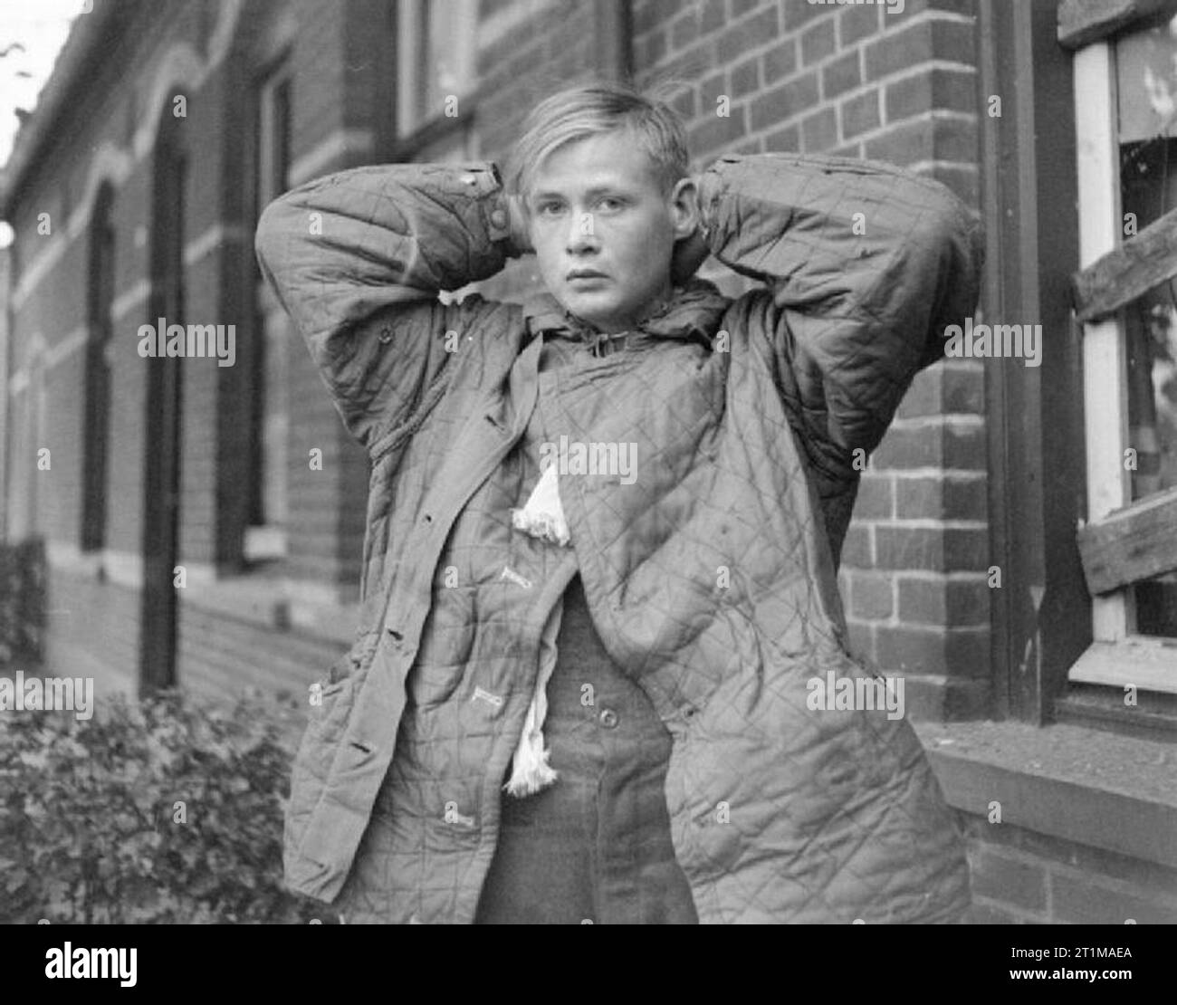 The British Army in North-west Europe 1944-45 Young German prisoner ...