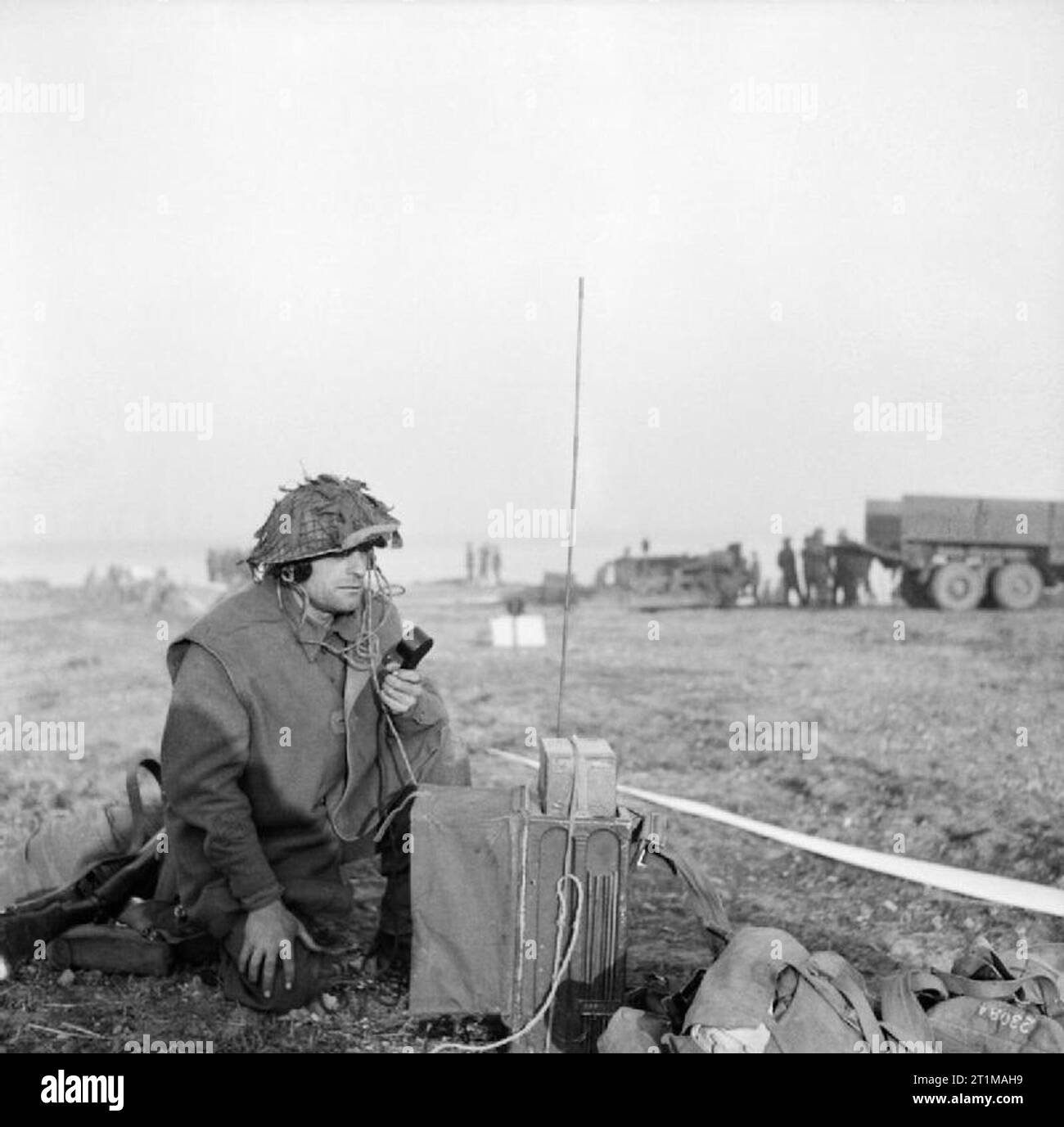 The British Army in North-west Europe 1944-45 A wireless operator at ...