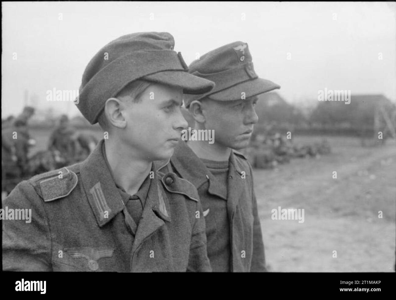 The British Army in North-west Europe 1944-45 Teenage German POWs ...