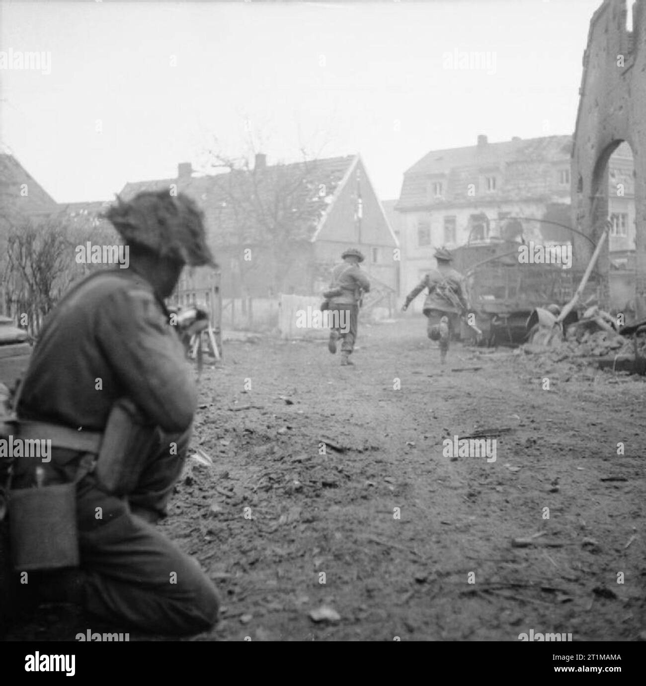Durham light infantry in 1944 Black and White Stock Photos & Images - Alamy