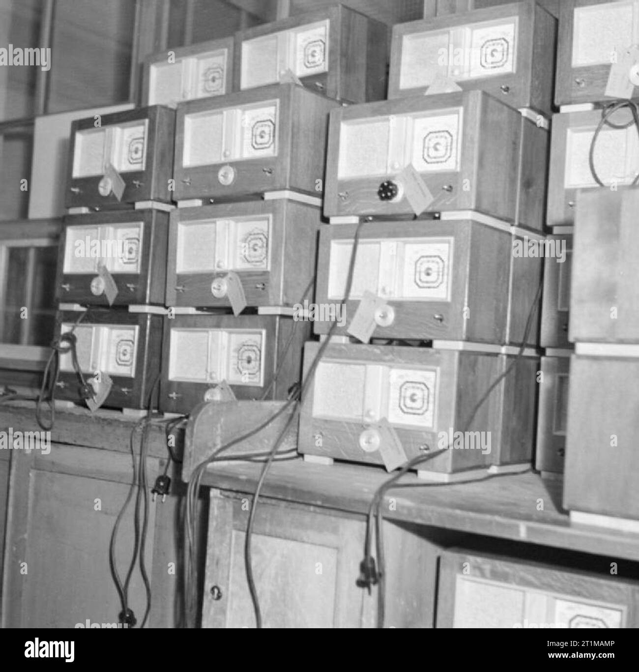 Germany Under Allied Occupation A pile of newly completed 'People's ...