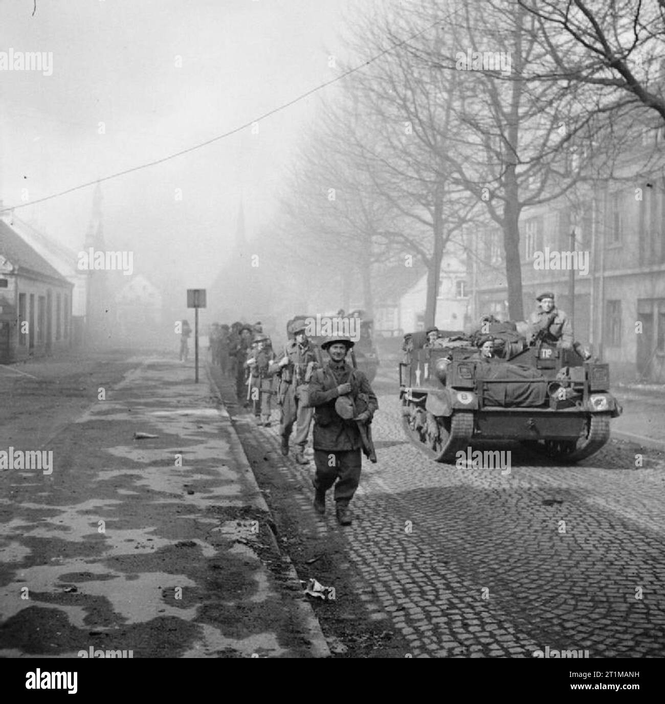 The British Army in North-west Europe 1944-45 Infantry and carriers in ...