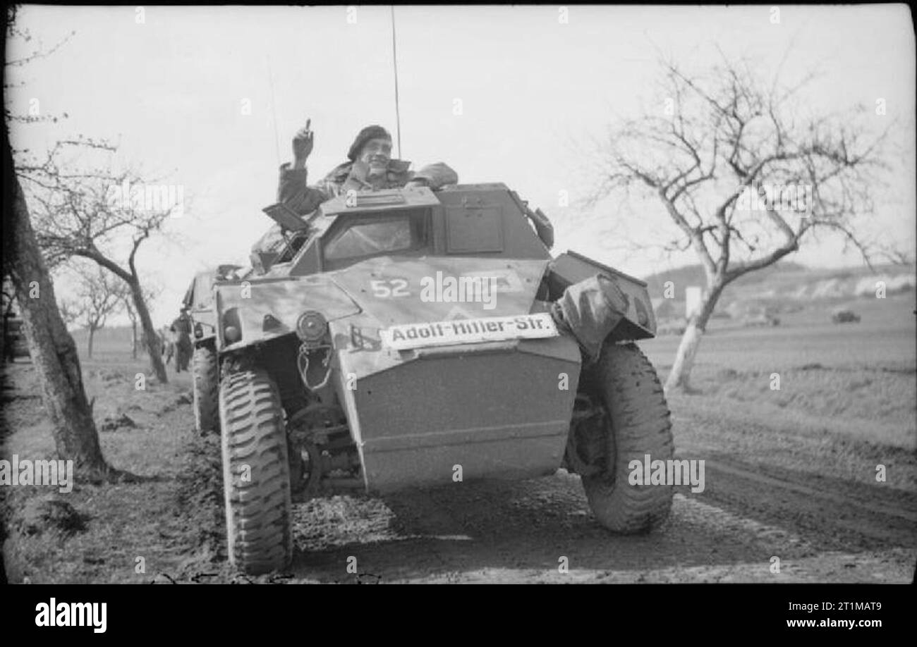 The British Army in North-west Europe 1944-45 Humber scout car of 11th ...