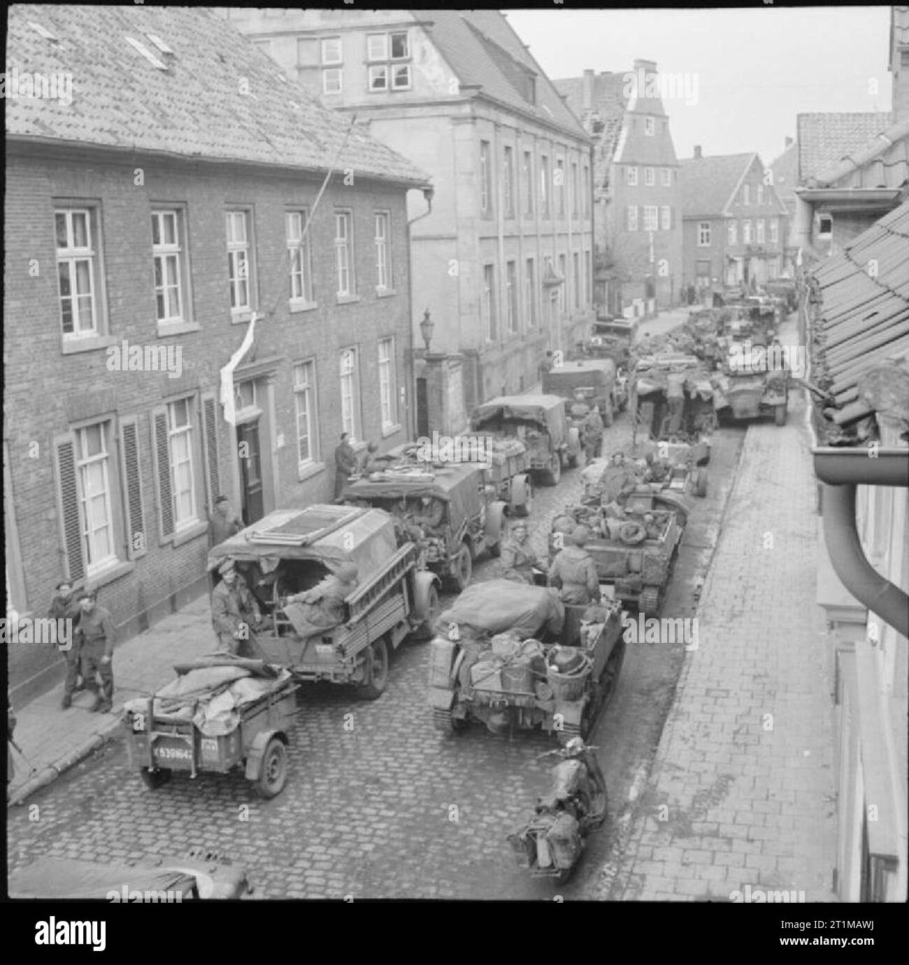 British army lorries in north west europe hi-res stock photography and ...