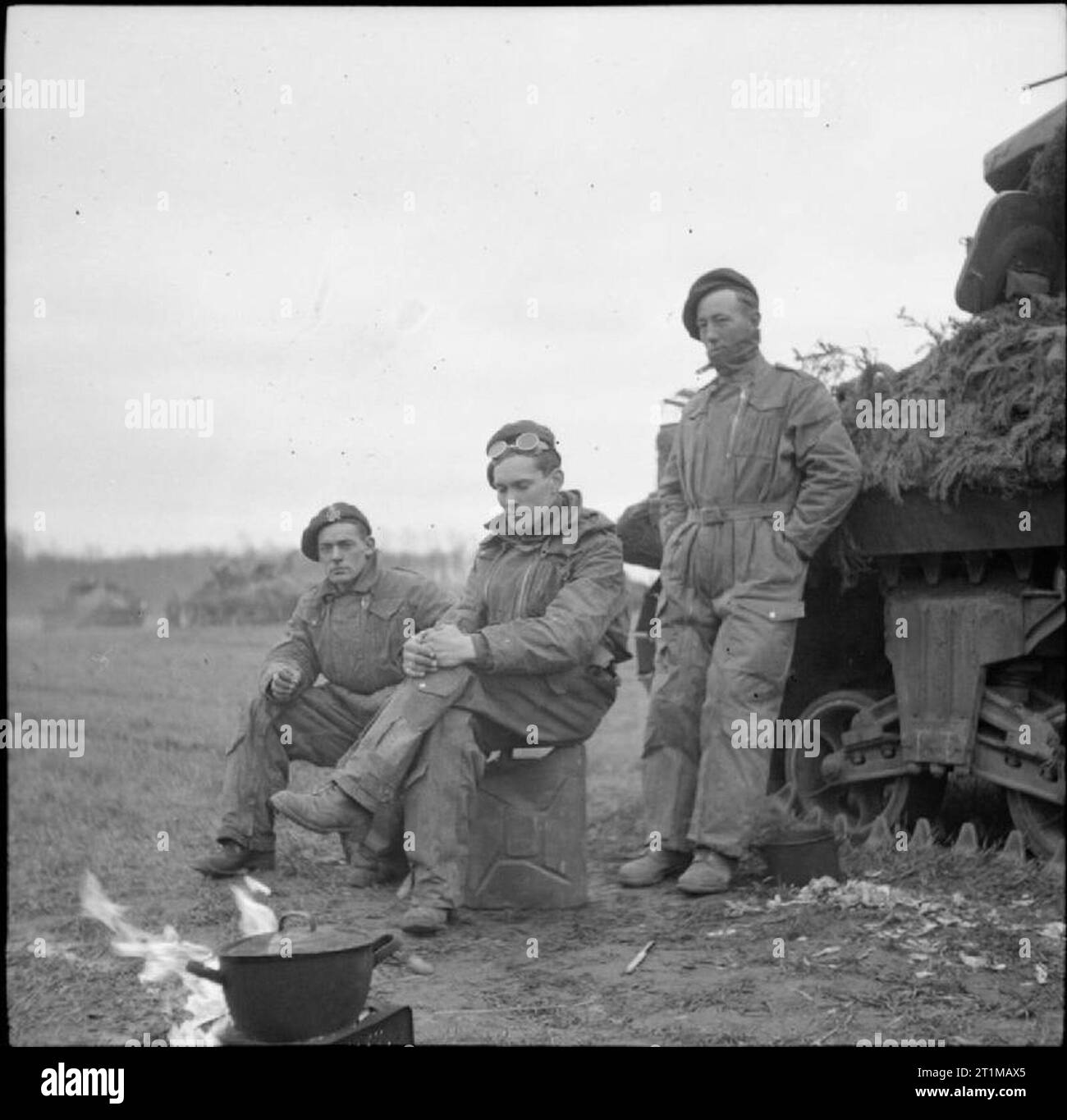 The British Army in North-west Europe 1944-45 The crew of an Achilles ...