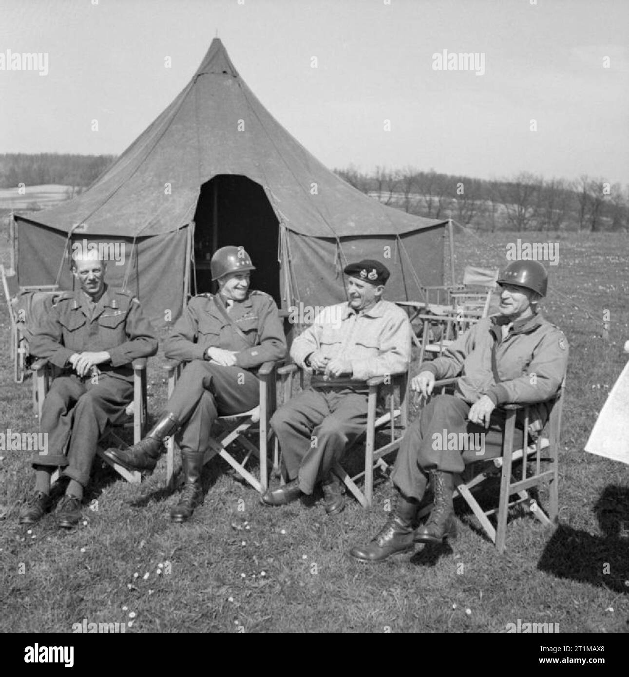 The British Army in North-west Europe 1944-45 Allied commanders ...