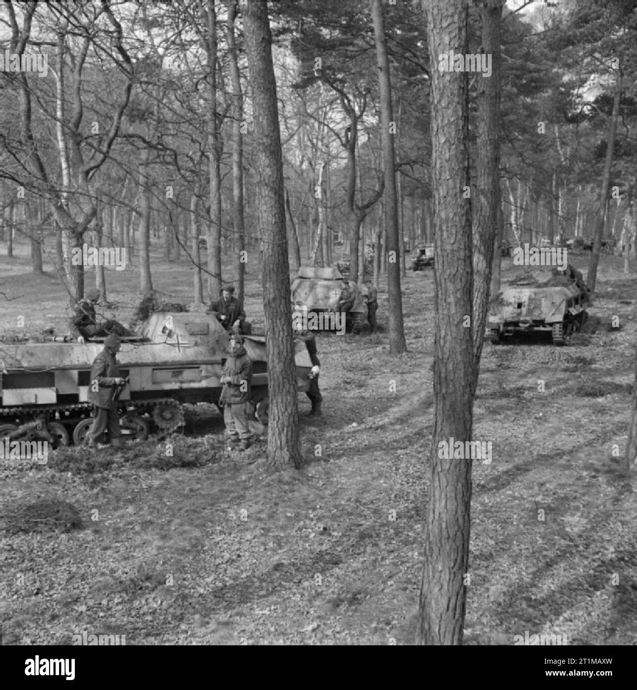 The British Army in North-west Europe 1944-45 Abandoned German half ...