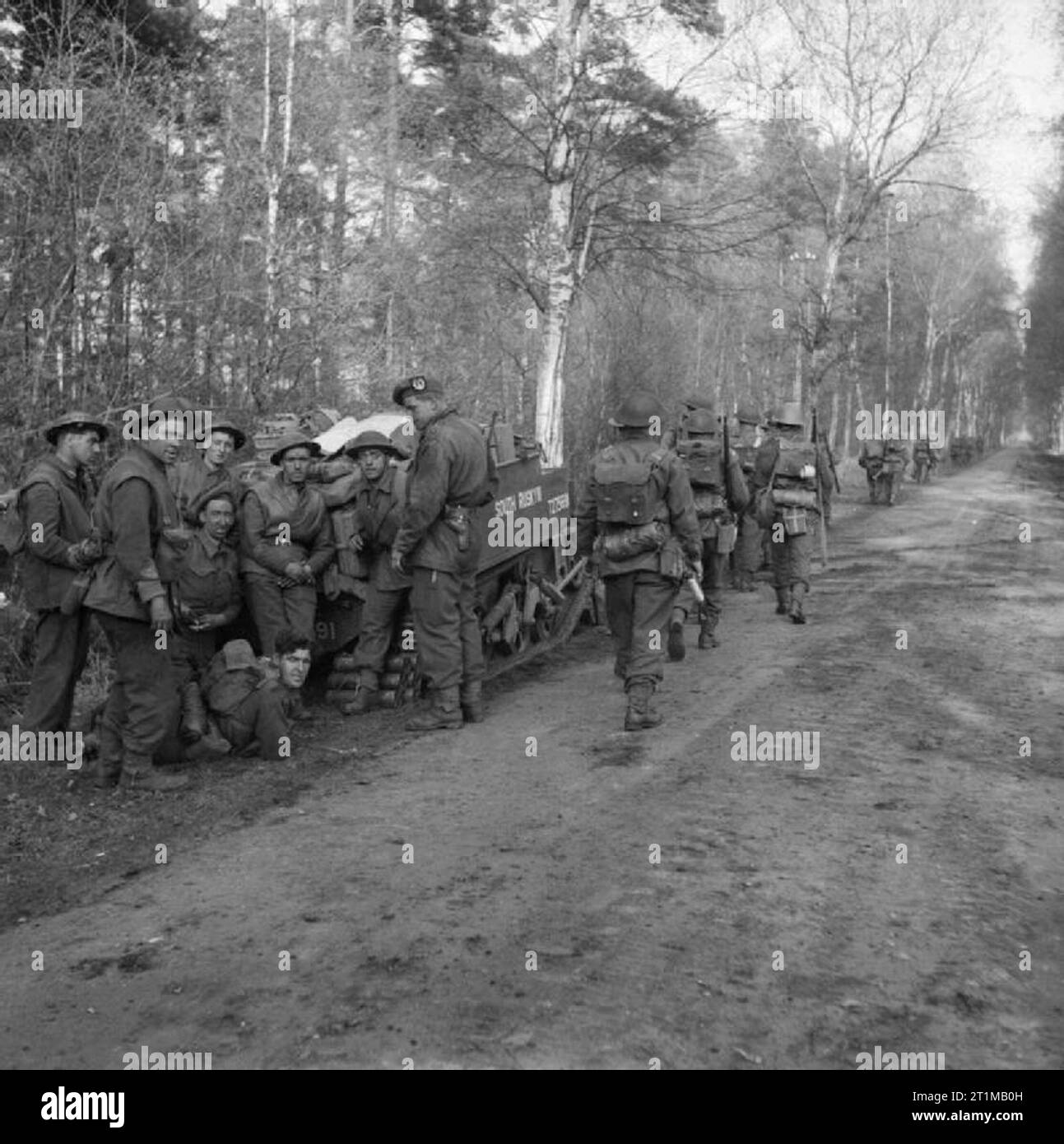 The British Army in North-west Europe 1944-45 Infantry and carriers of ...