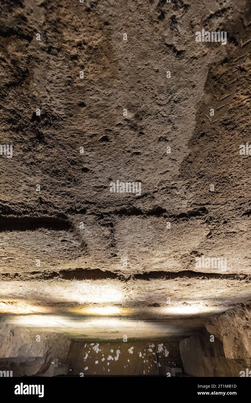 Jerusalem, Israel - October 13, 2017: Western Wall underground Tunnel ...
