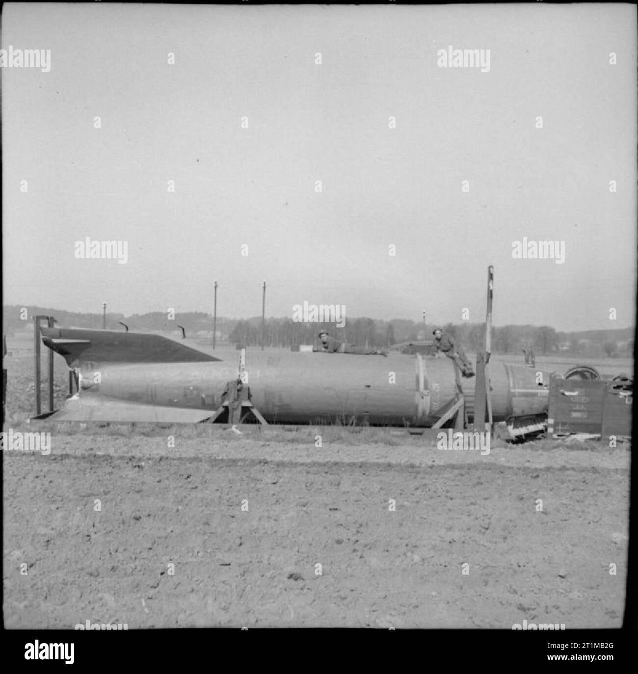 The British Army in North-west Europe 1944-45 Troops pose with a German ...