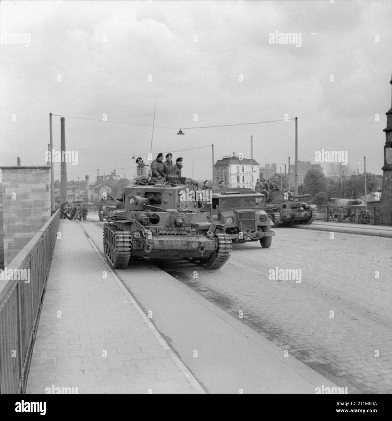 7th armoured division 1944 Black and White Stock Photos & Images - Alamy