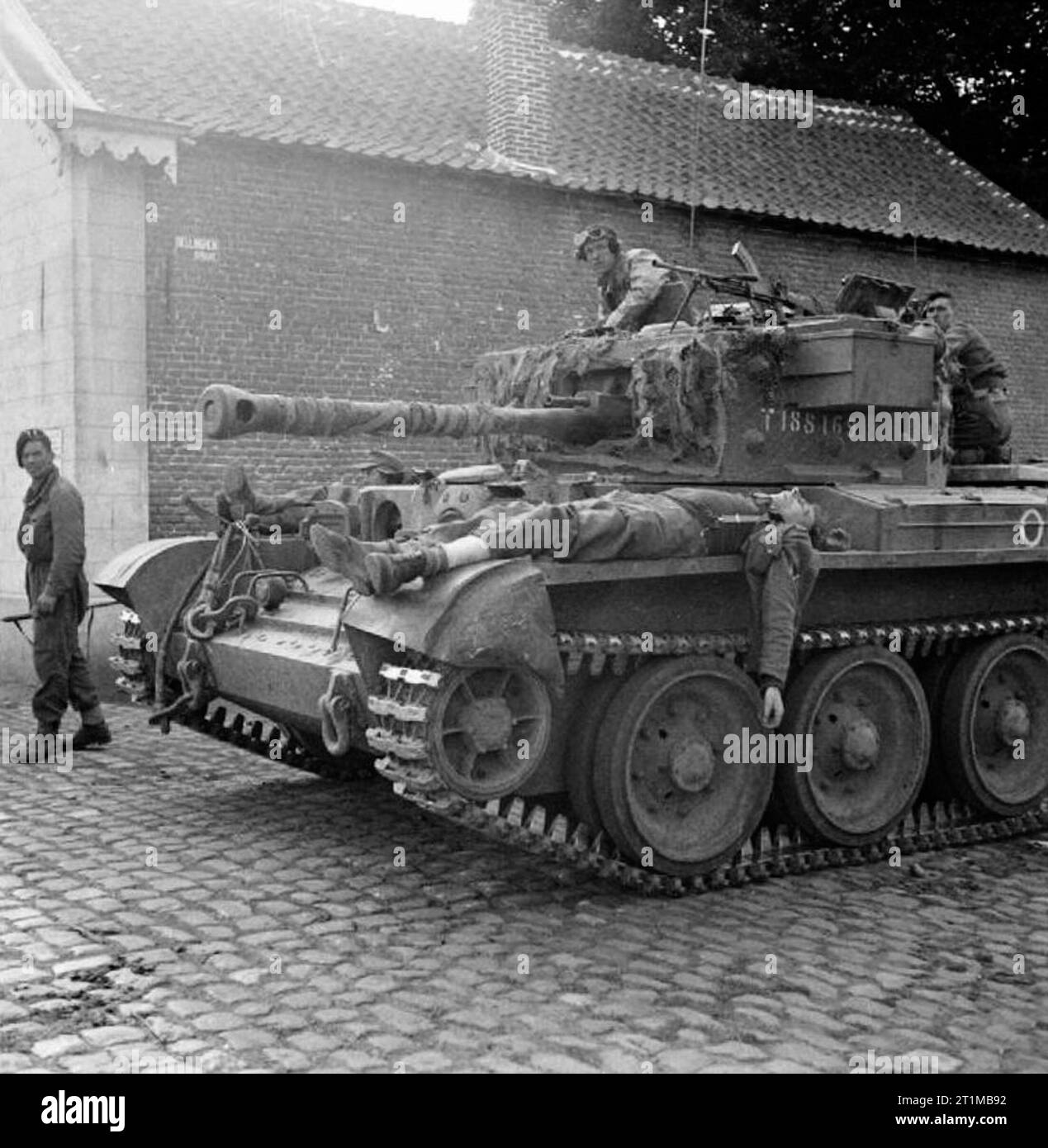 The British Army in North-west Europe 1944-45 Wounded German soldiers ...