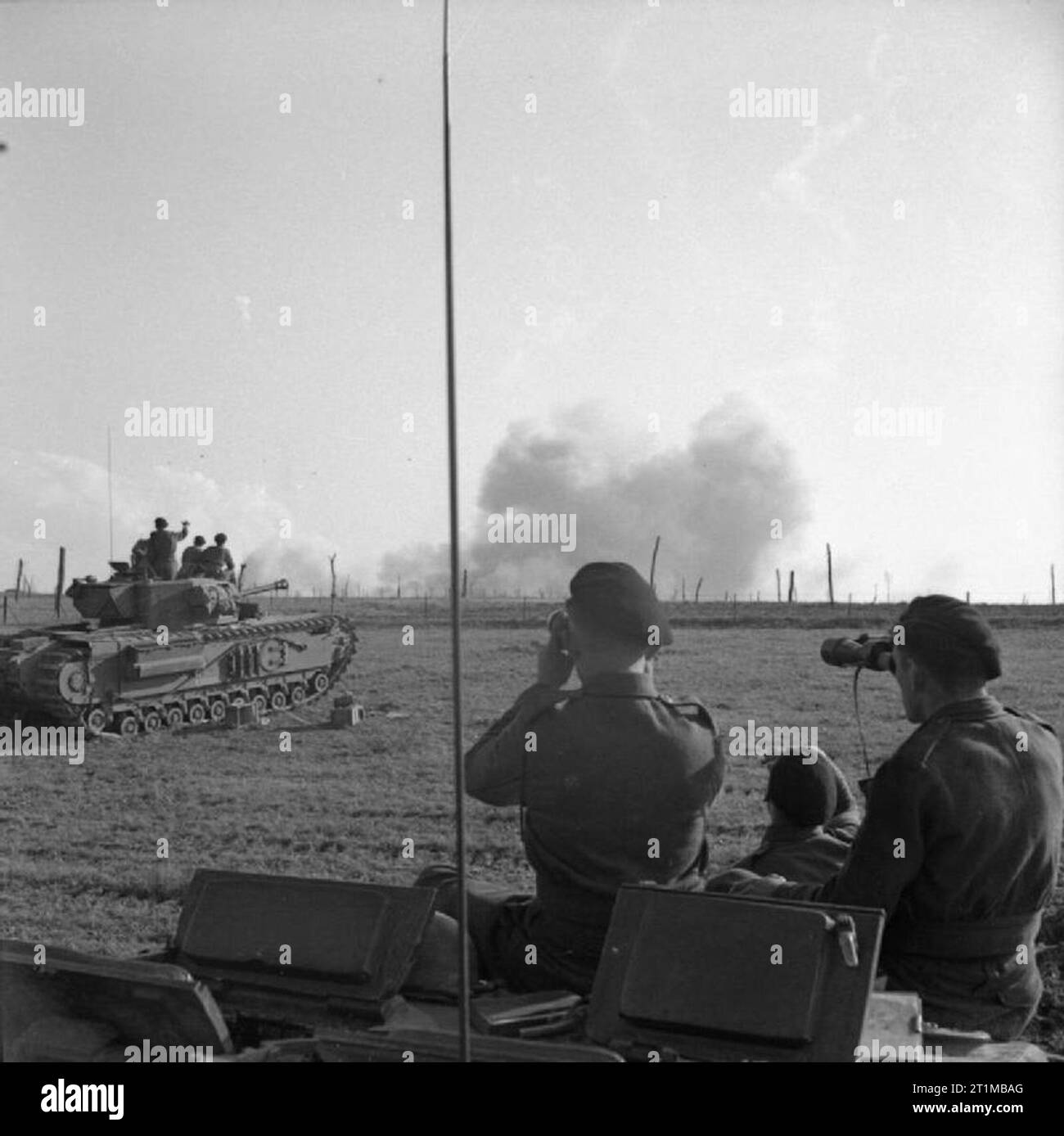 The British Army in North-west Europe 1944-45 Churchill tank crews of ...