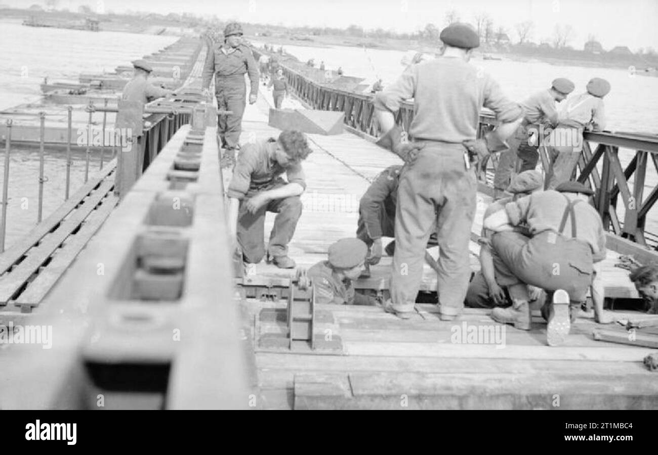 The British Army in North-west Europe 1944-45- Class 40 Bridge Over the ...