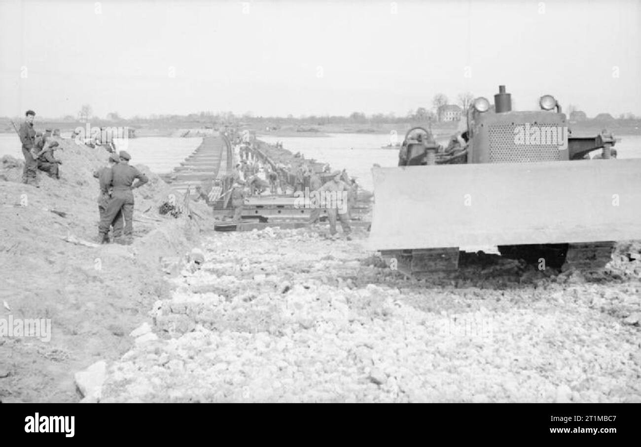 The British Army in North-west Europe 1944-45- Class 40 Bridge Over the ...