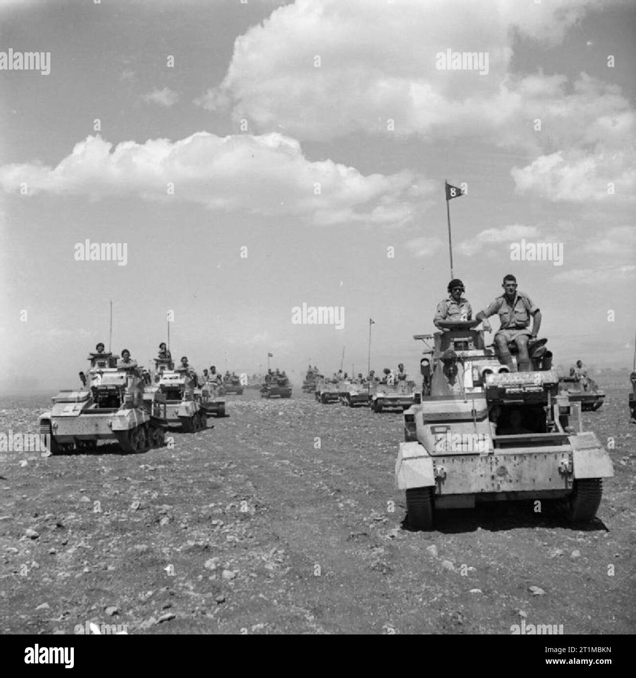 The British Army in the Middle East 1941 Light Tanks Mk VIBs and Bren ...